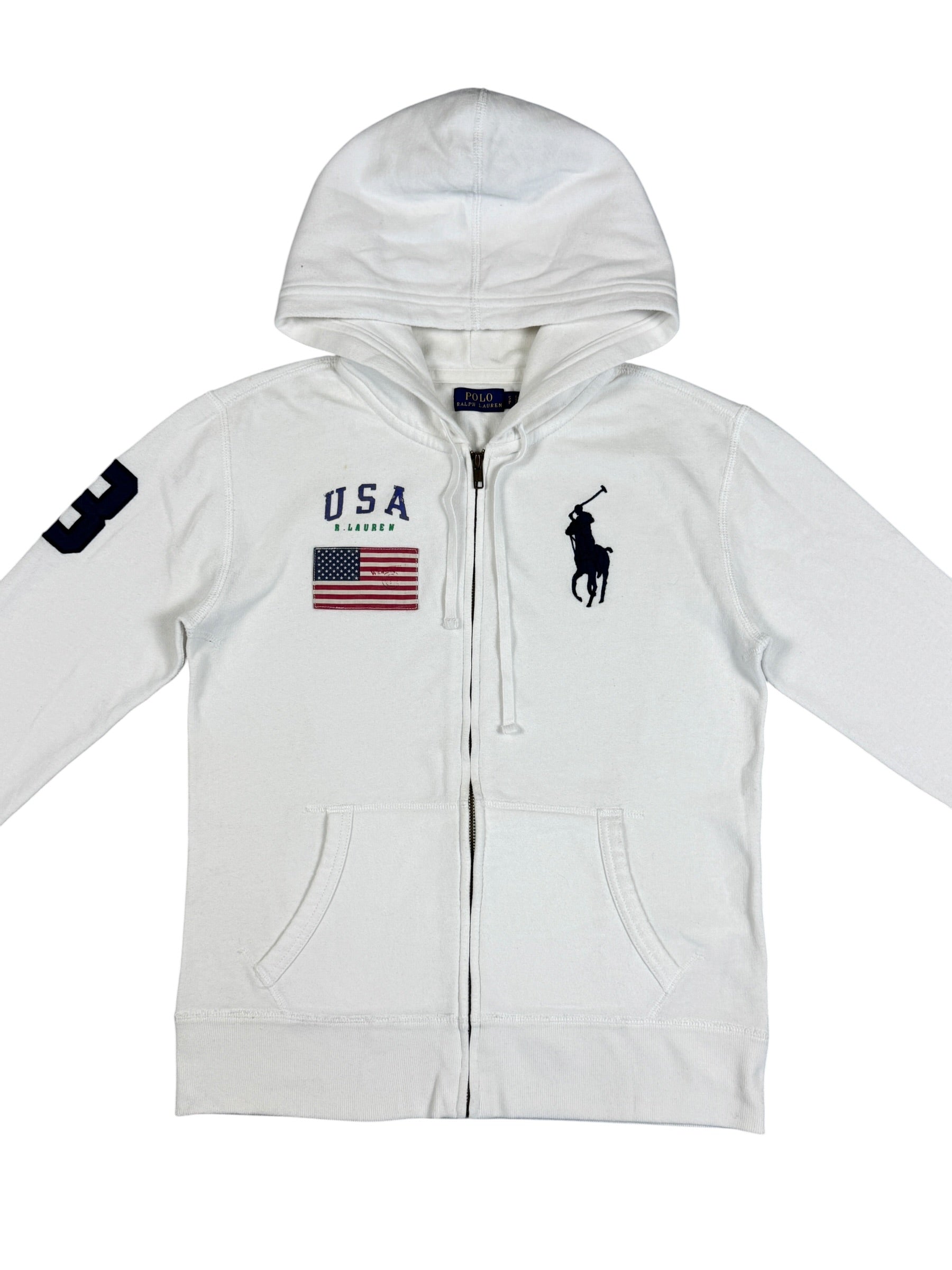 Ralph Lauren Big Pony USA Zip Hoodie (XS) – ninesixfits