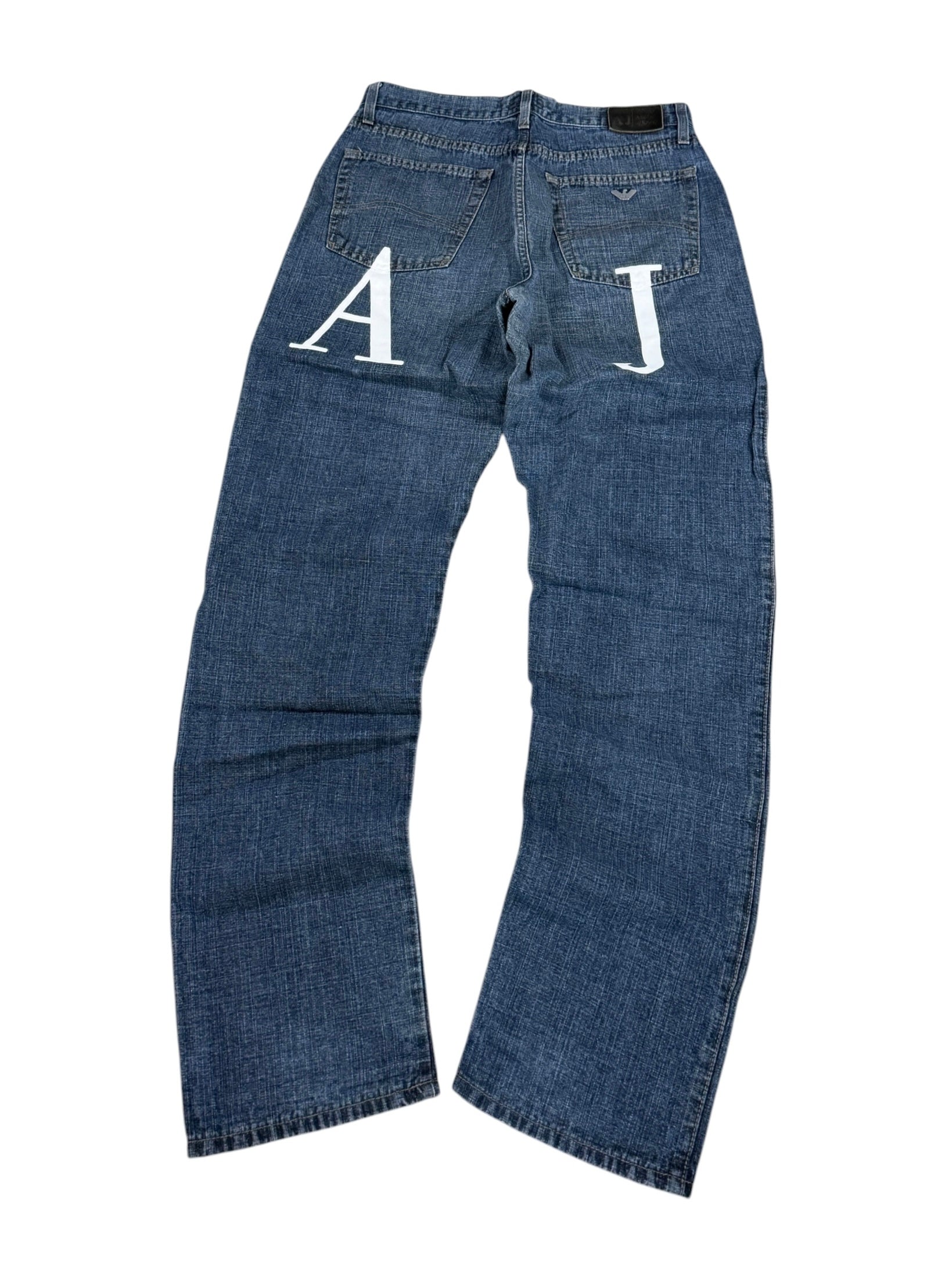 Armani Big Print Straight Jeans (S-M) – ninesixfits