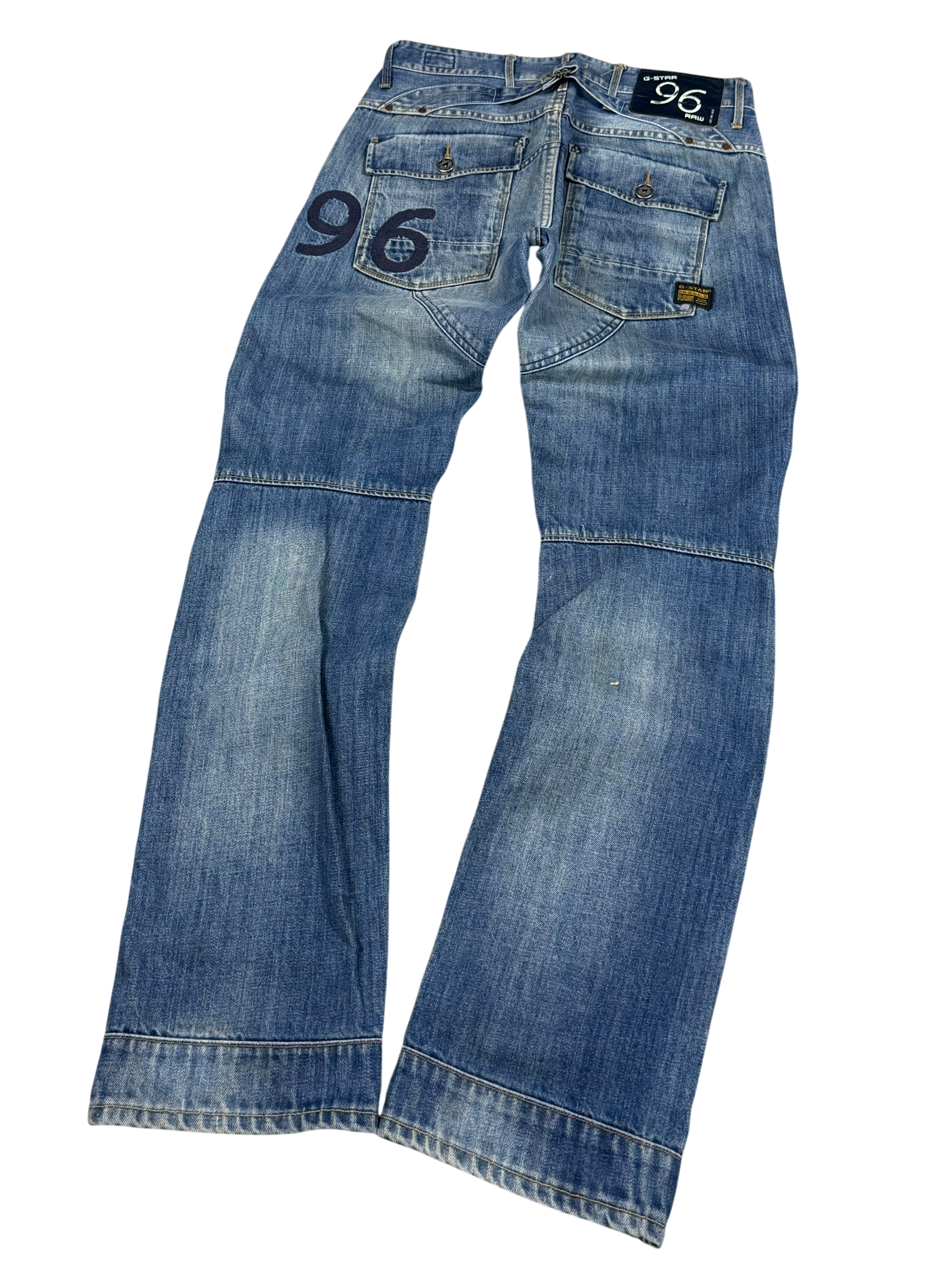 G-Star Slim-Fit "96" Logo Jeans (XS) – ninesixfits
